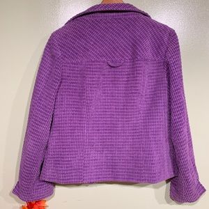 ABBIE MAGS | Jackets & Coats | Abbie Mags Purple Blazer | Poshmark